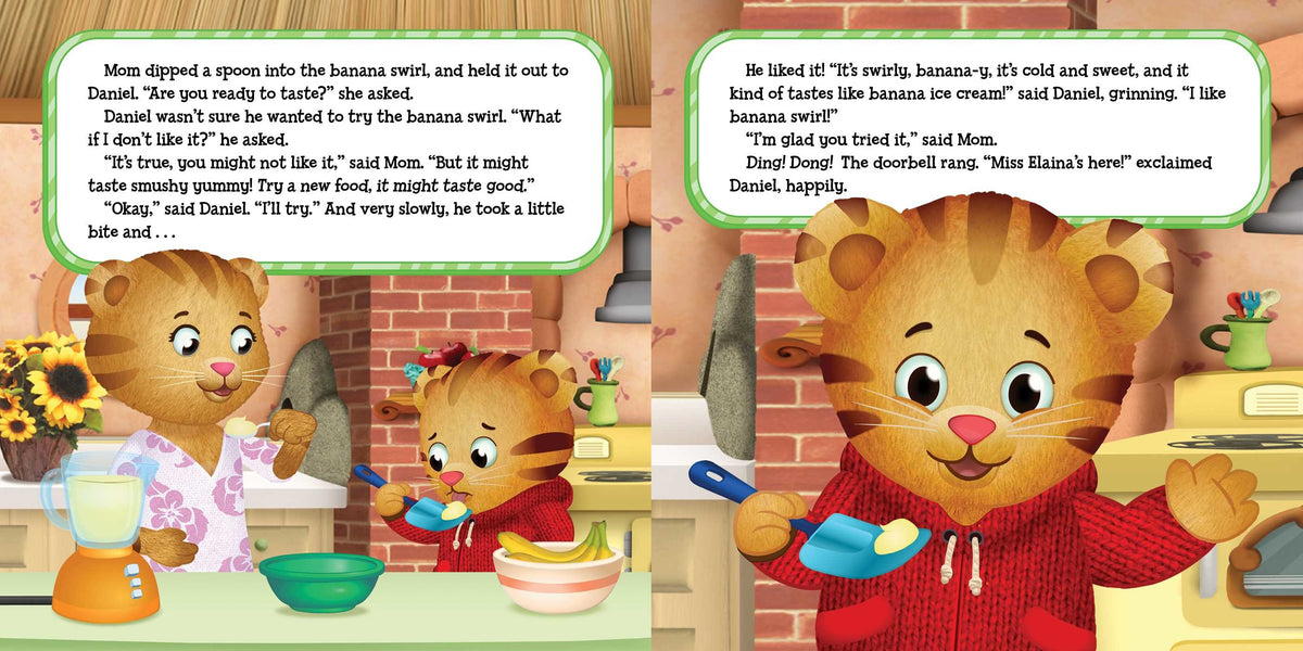 Daniel Tiger Food Daniel Tiger's Neighborhood “Try A New Food, It